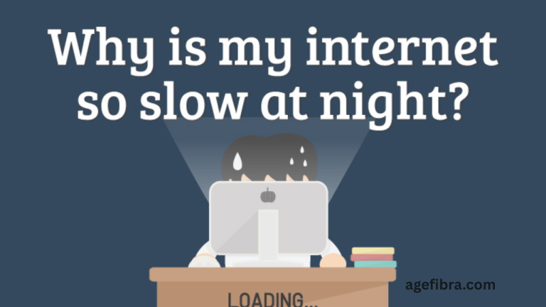 How to Fix a Slow Internet Connection at Night - AgeFibra